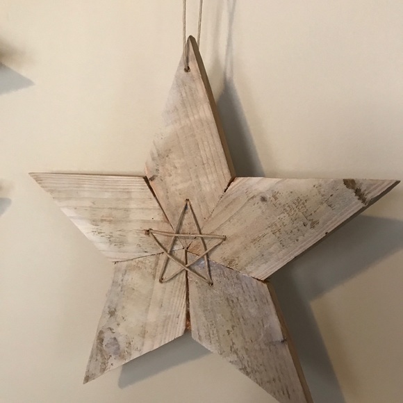 Wall Decor | Handmade Wood Stars | Poshmark